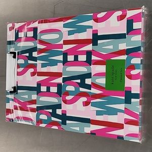 kate spade | Office | Nwt Kate Spade Bundle Layered Logo Clipboard ...